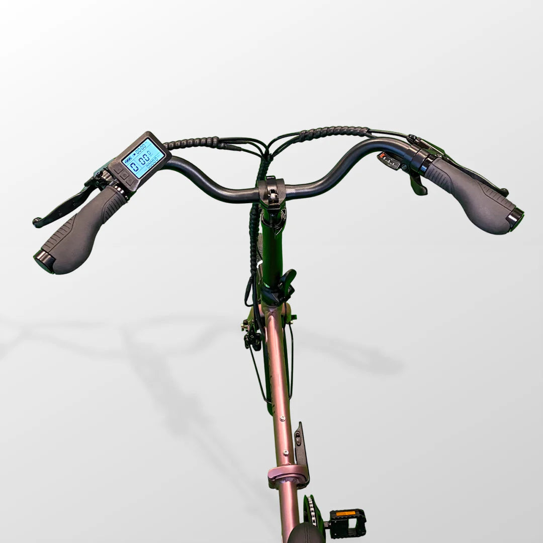 Estarli Swept Back Sit Up Handlebars - Buy Now at The Cycle Company